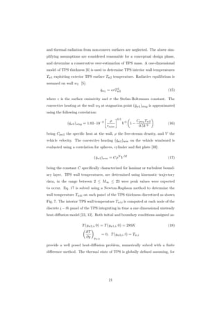 Thermal Protection System design of a Reusable Launch Vehicle using ...