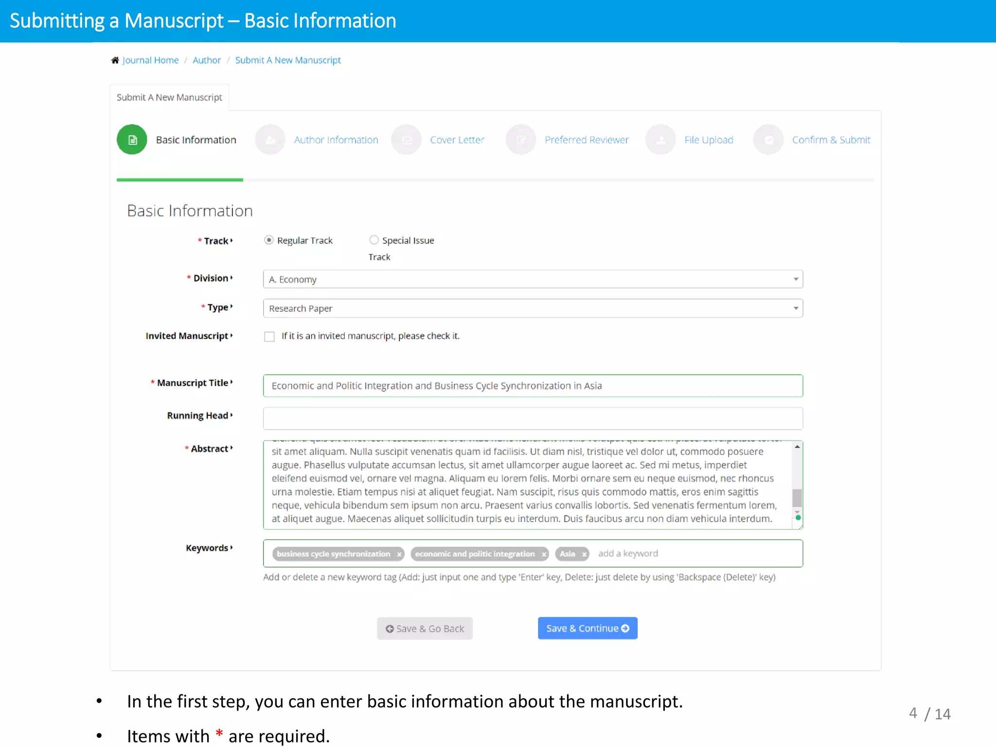 ManuscriptLink User Manual - Paper Authors | PDF