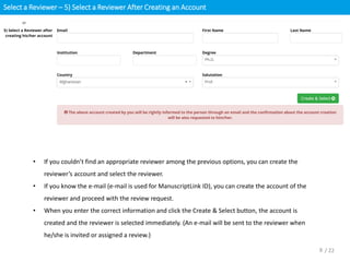 ManuscriptLink User Manual - Journal Editors | PDF | Publishing ...