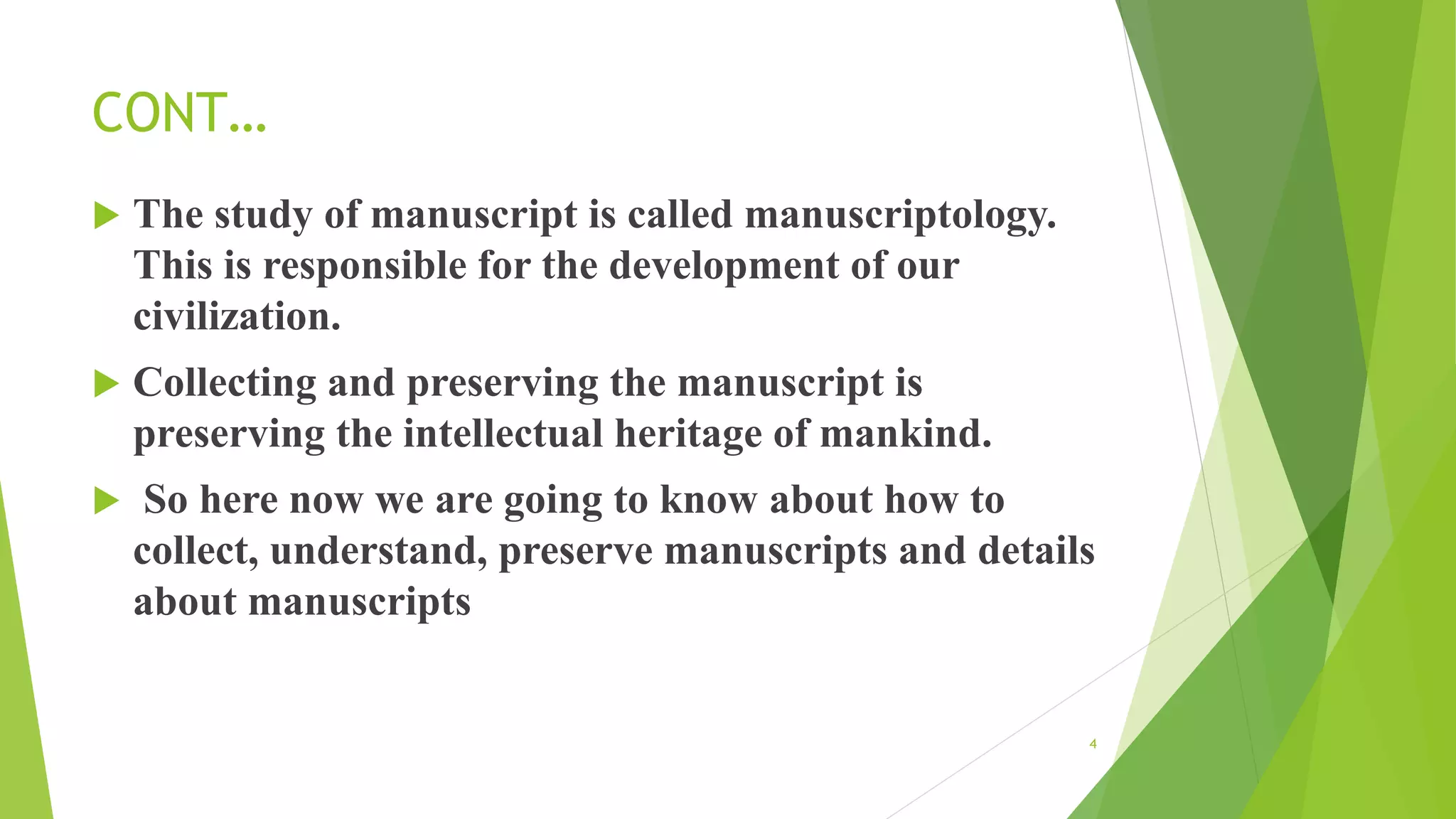 MANUSCRIPTOLOGY shruthi ppt.pptx