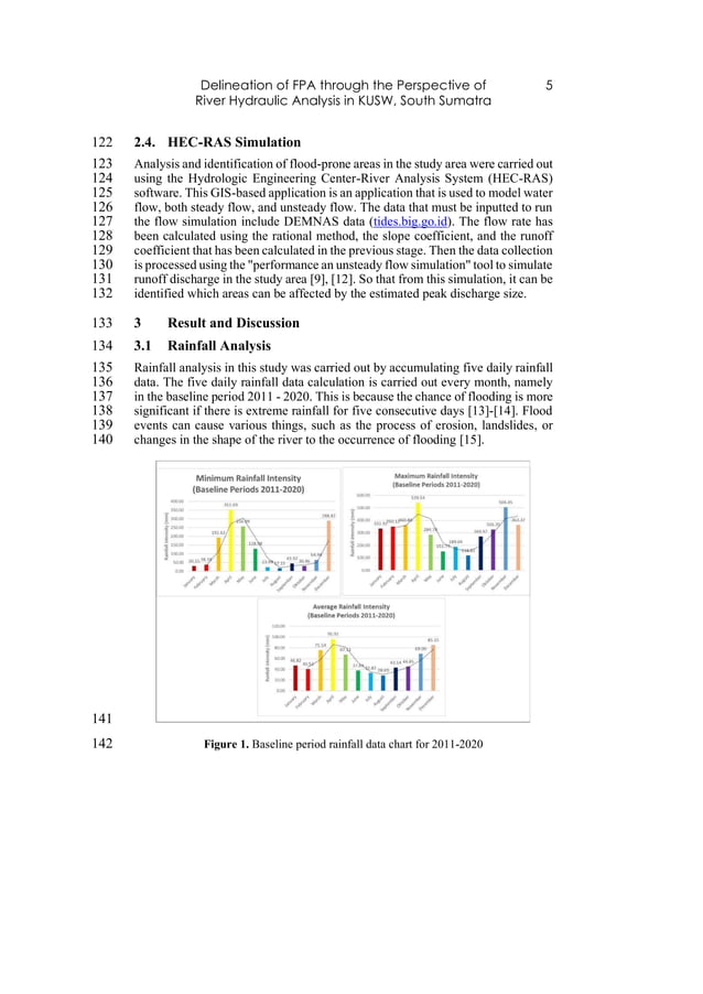 DELINEATION OF FLOOD-PRONE AREAS THROUGH THE PERSPECTIVE OF RIVER HYDRAULICS | PDF