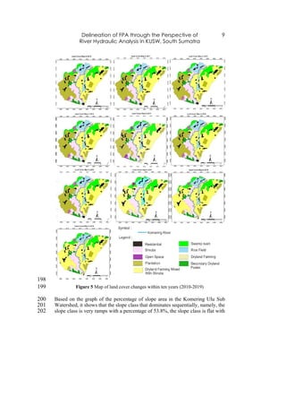 DELINEATION OF FLOOD-PRONE AREAS THROUGH THE PERSPECTIVE OF RIVER HYDRAULICS | PDF