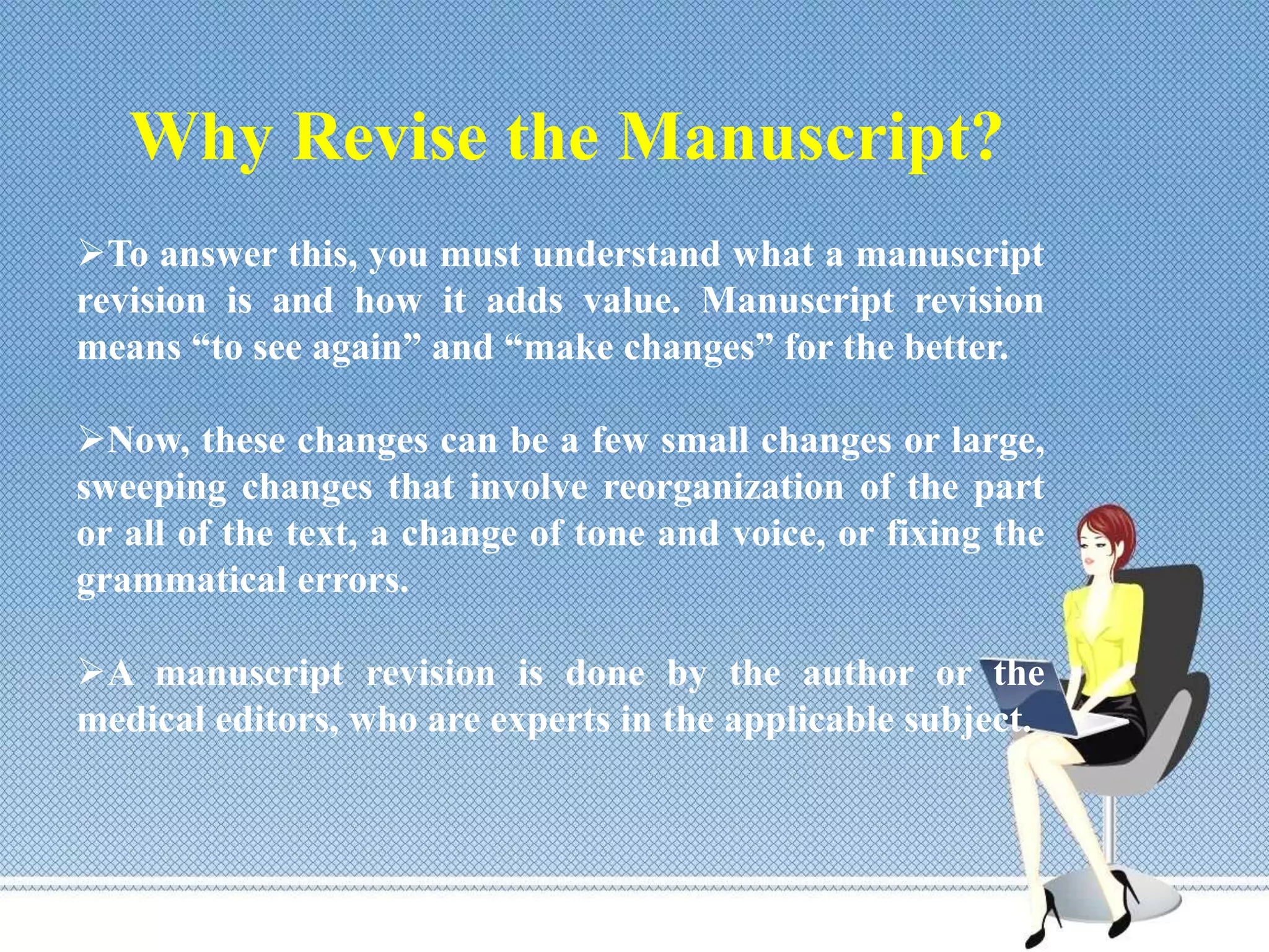Manuscript Revision | PPTX