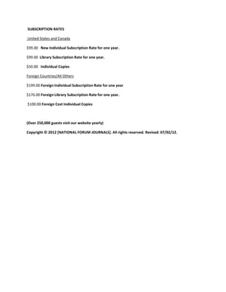 Manuscript submission guidelines for a hard copy journal | PDF