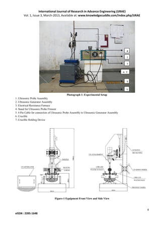 Ultrasonic Treatment to Molten FEM©™ Aluminum Alloy and Effects of Ultrasound Treatment Melt ...