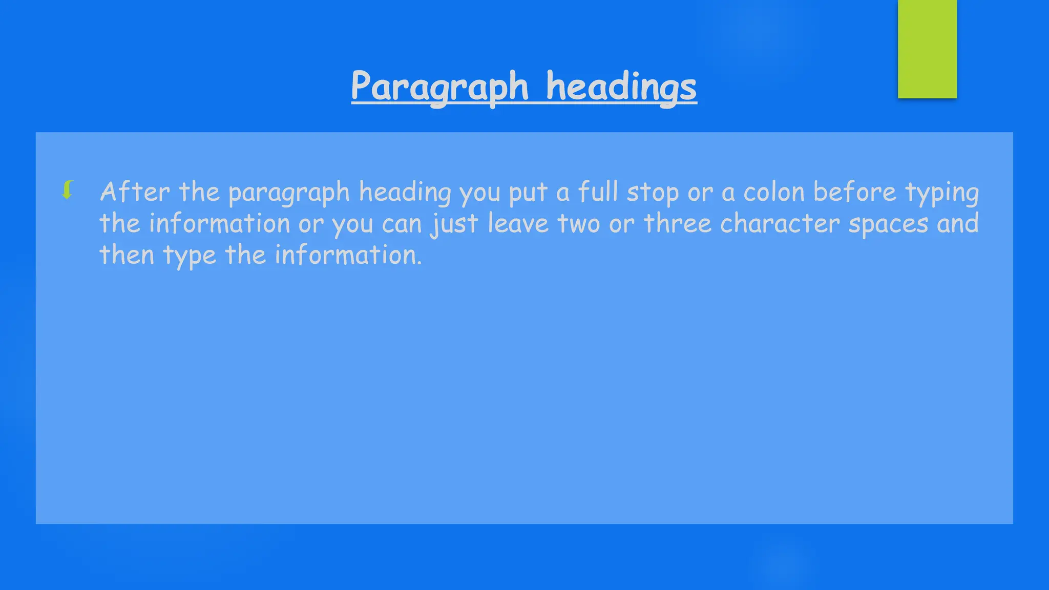 Manuscript and Types of Headings used in EDPM.pptx