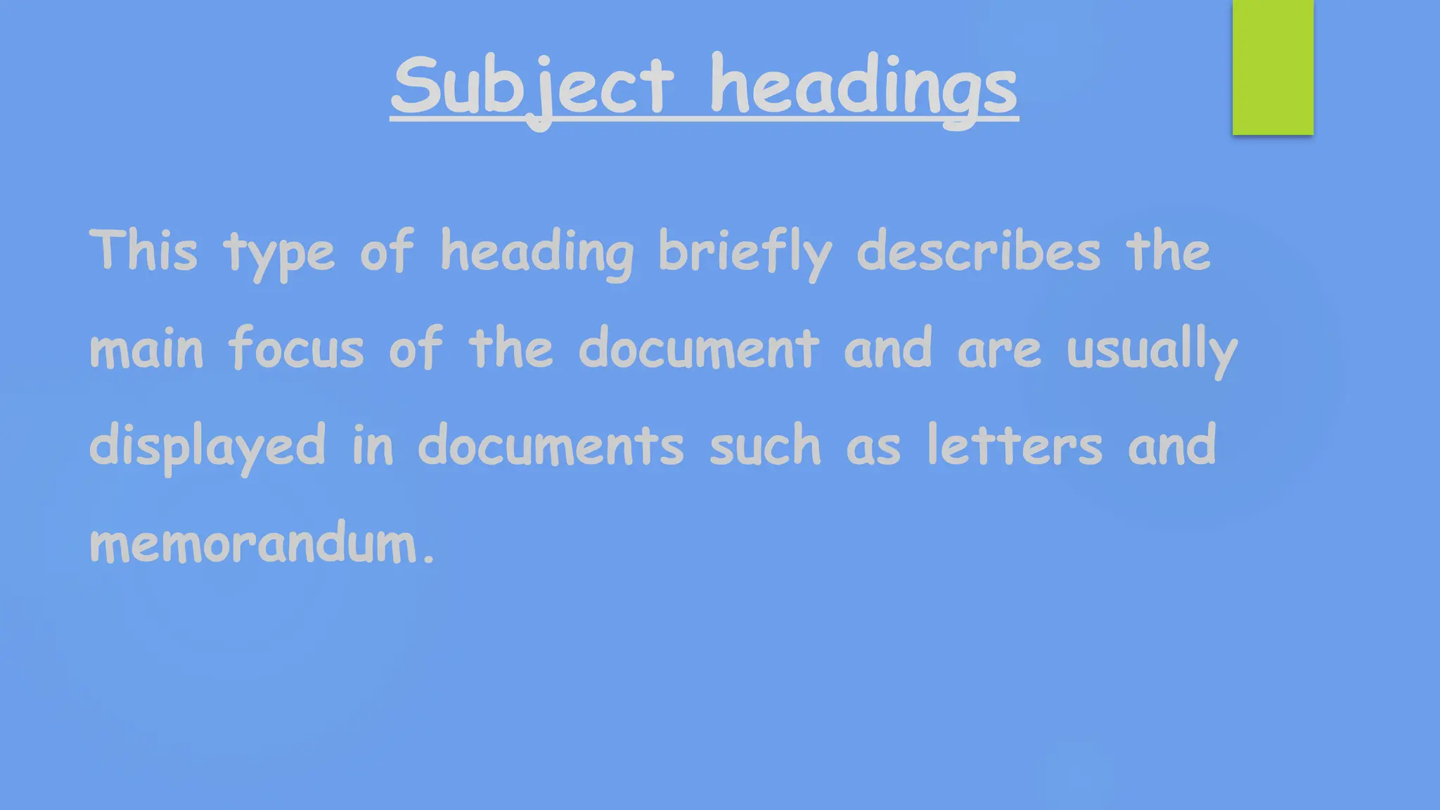 Manuscript and Types of Headings used in EDPM.pptx