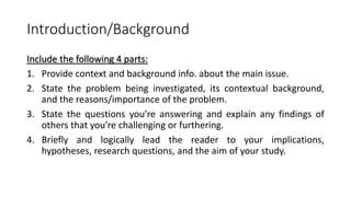 Manuscript writing and publication | PPTX