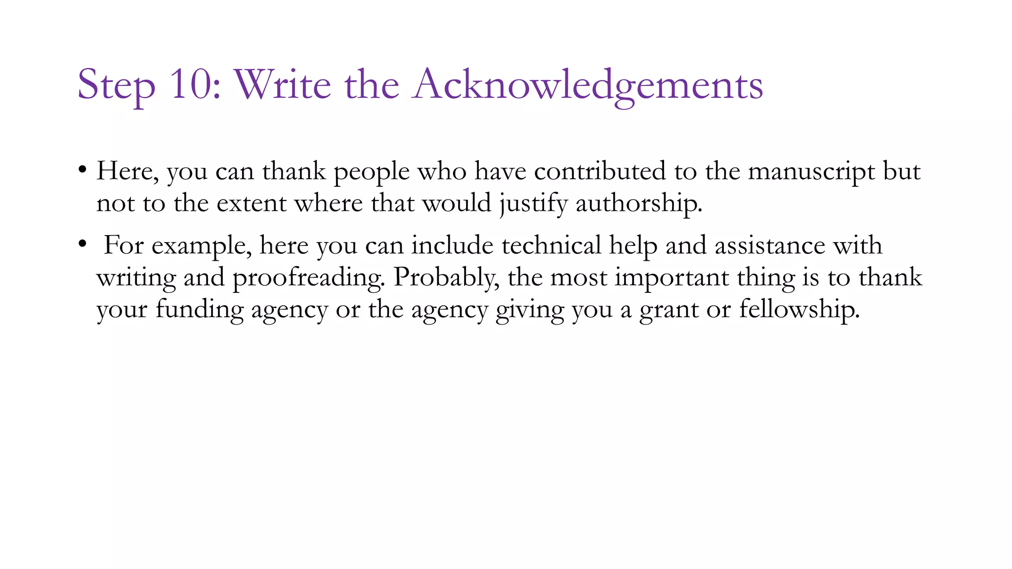 Manuscript writing | PPTX