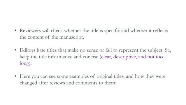 Manuscript writing | PPTX