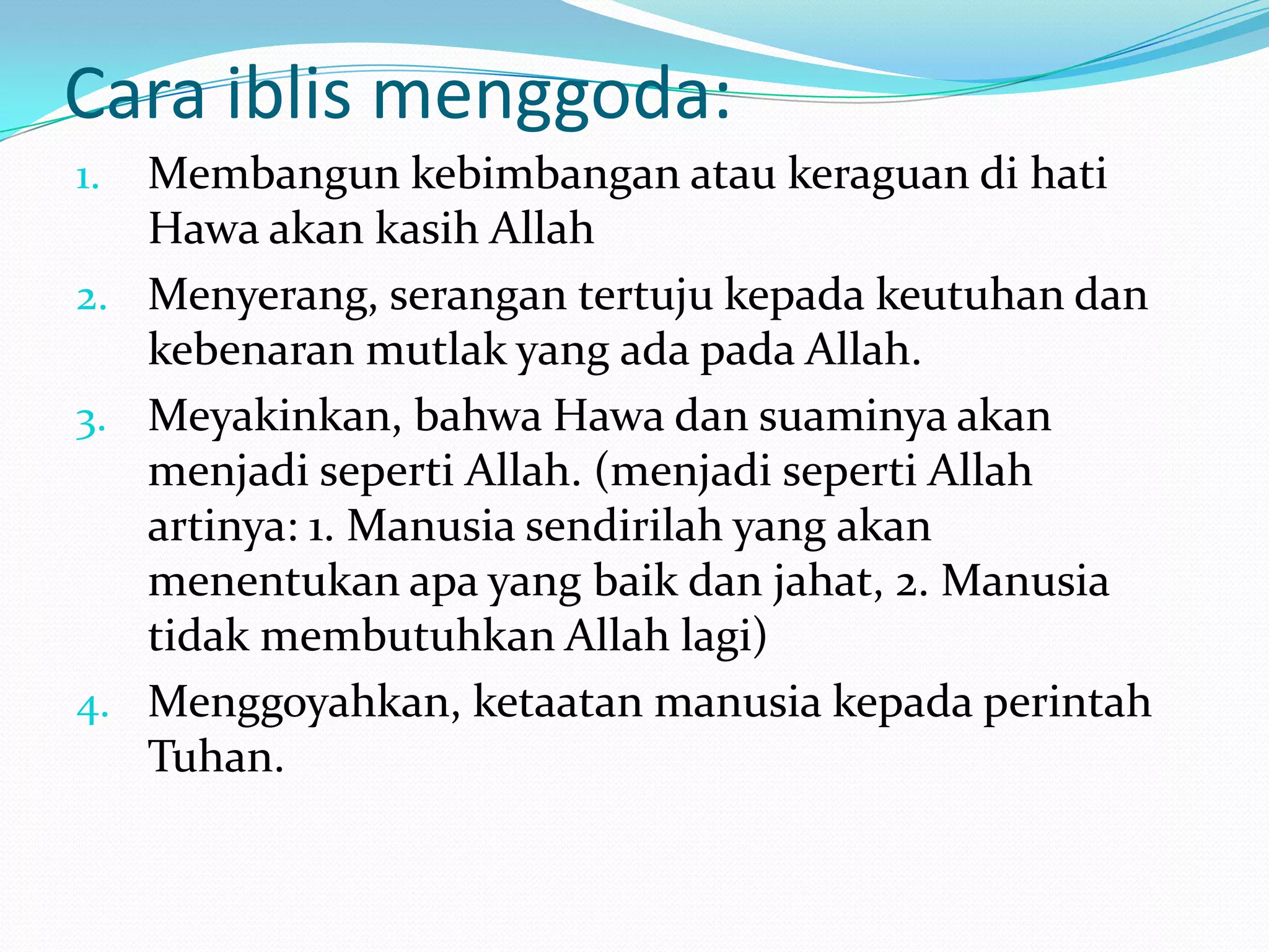 Manusia jatuh ke dalam dosa. pel 14dan 15. | PPTX