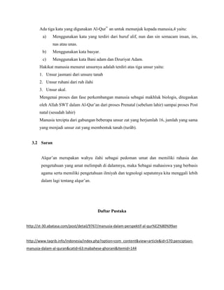 Manusia dalam perspektif alqur'an | DOCX