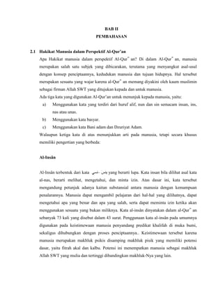 Manusia dalam perspektif alqur'an | DOCX