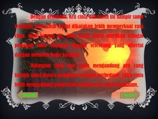 Manusia dan Cinta Kasih | PPTX