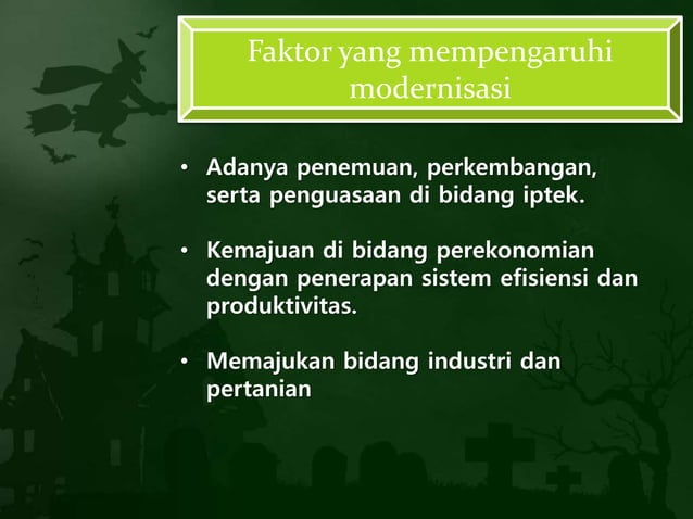 manusia dan modernisasi dalam perkembangan | PPTX