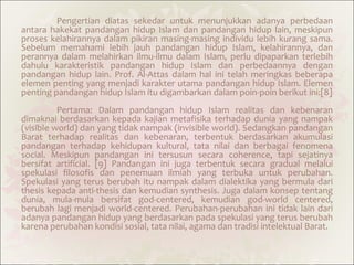 Manusia dan pandangan hidup | PPT