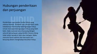 Manusia dan penderitaan | PPTX