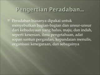 Manusia dan peradaban | PPT