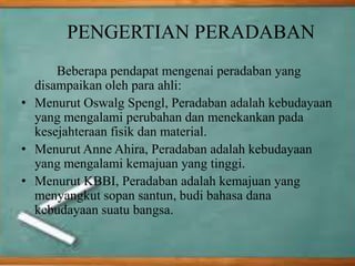 Manusia dan peradapan | PPTX