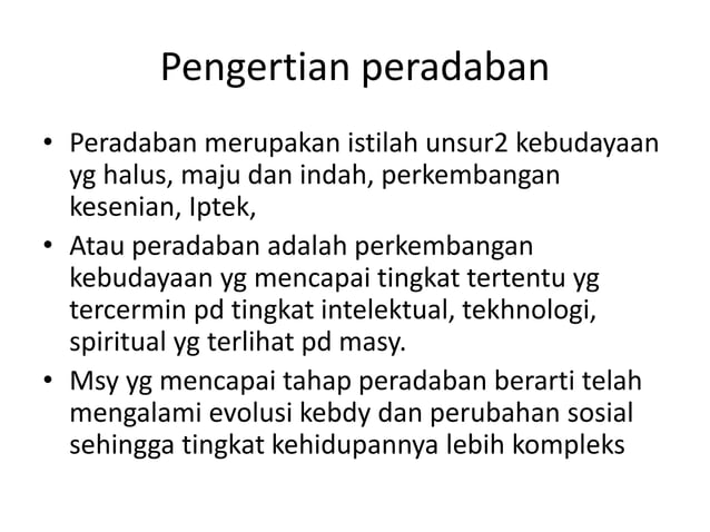 Manusia dan peradaban | PPTX
