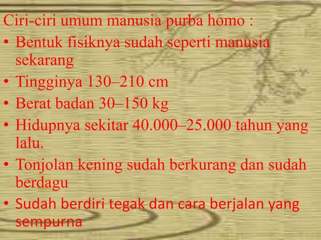 Manusia homo | PPTX