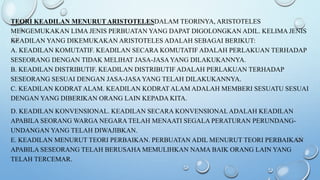 Manusia & keadilan | PPTX