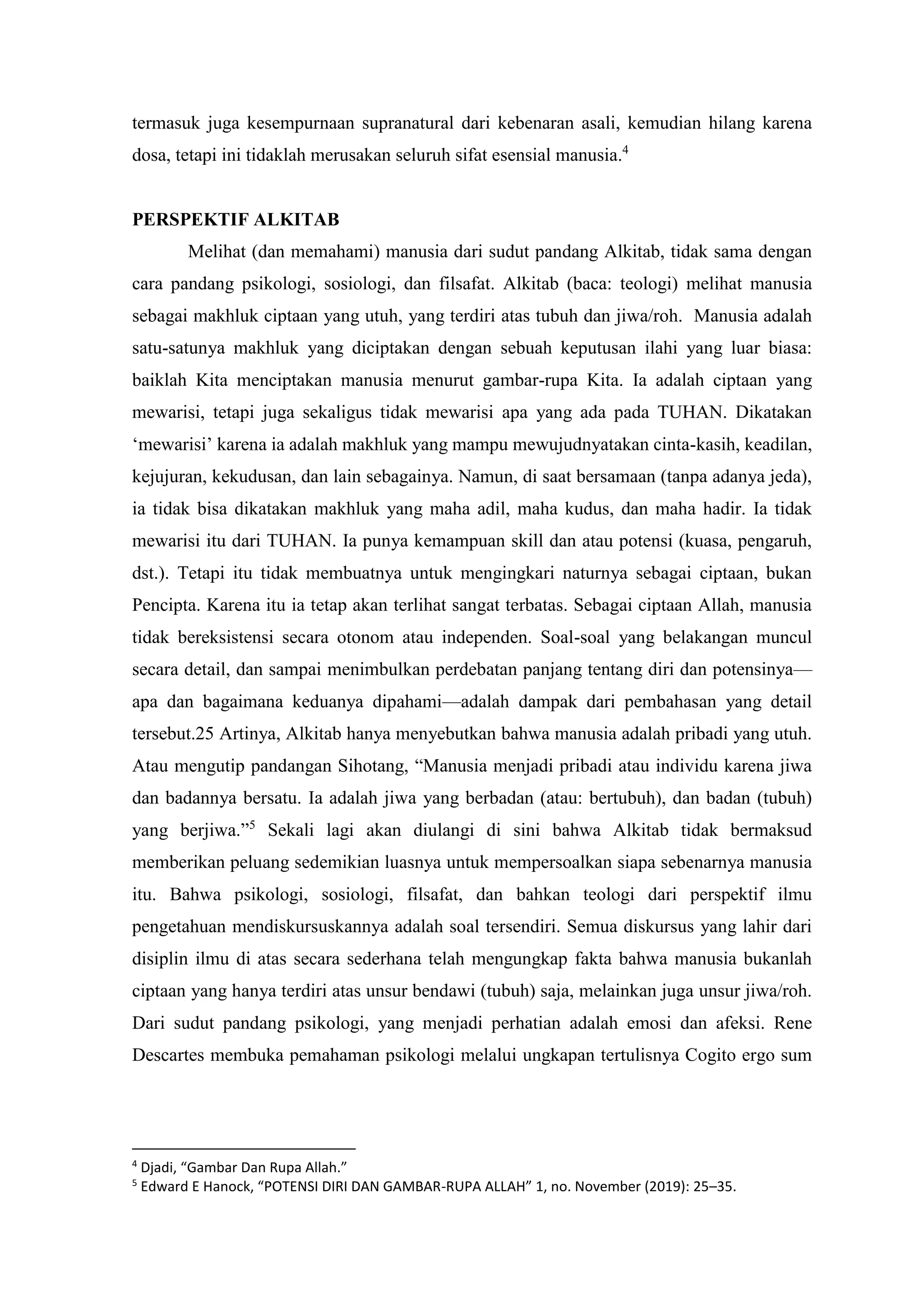 MANUSIA MENURUT GAMBAR DAN RUPA ALLAH.docx