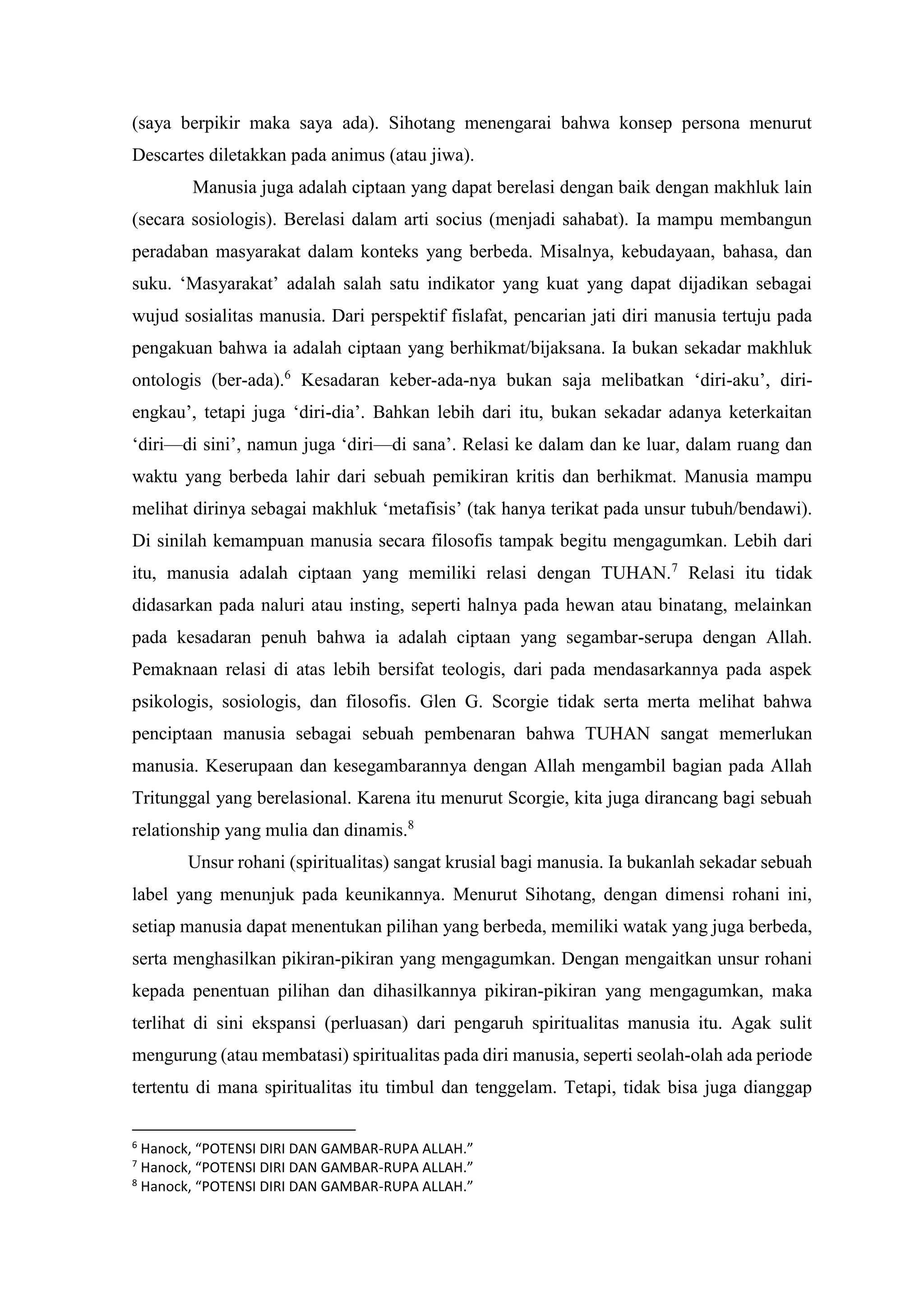 MANUSIA MENURUT GAMBAR DAN RUPA ALLAH.docx