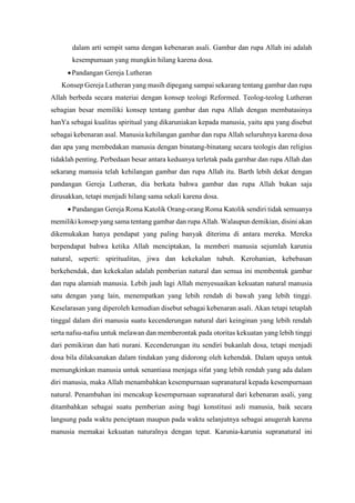 MANUSIA MENURUT GAMBAR DAN RUPA ALLAH.docx