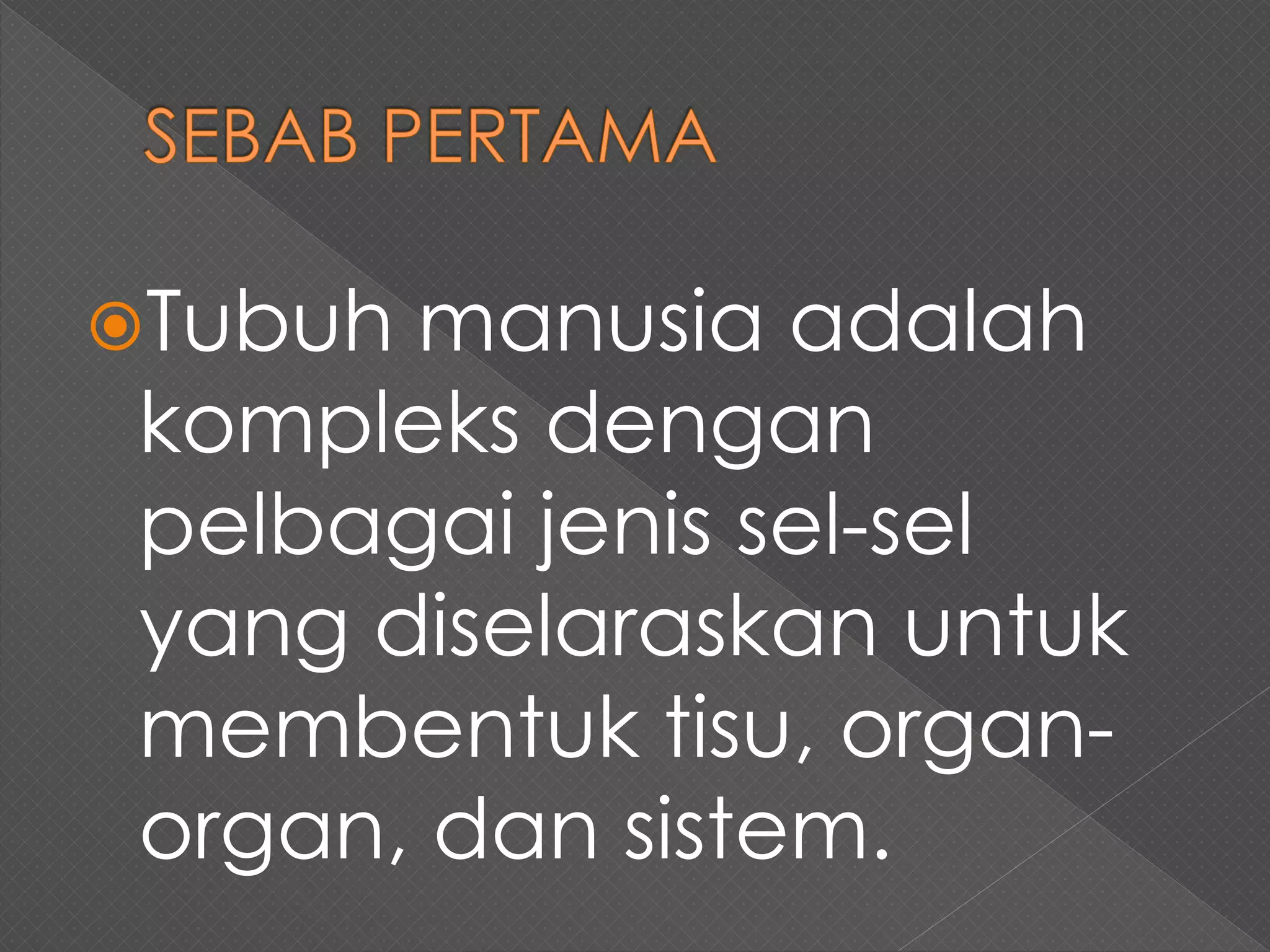 Manusia Merupakan Organisma Yang Kompleks | PPTX