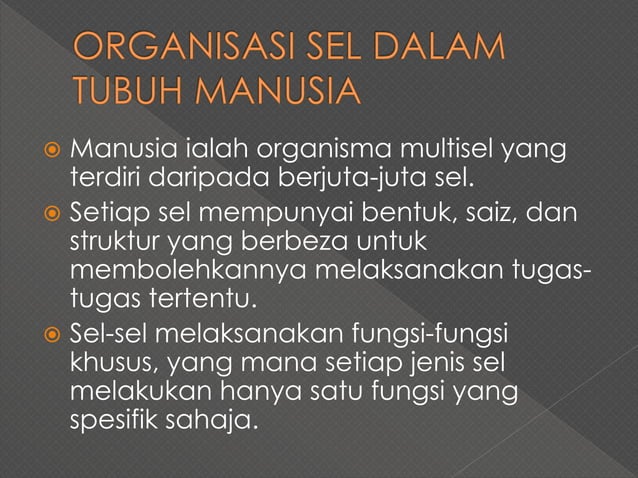 Manusia Merupakan Organisma Yang Kompleks | PPTX