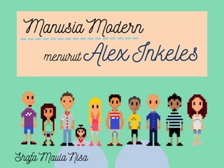 Manusia modern menurut alex inkeles | PDF