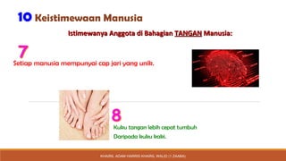 Manusia organisma kompleks ast at 12.30pm