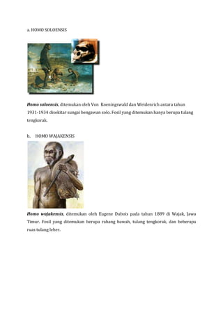 Manusia purba | DOCX