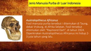 Manusia purba | PPTX