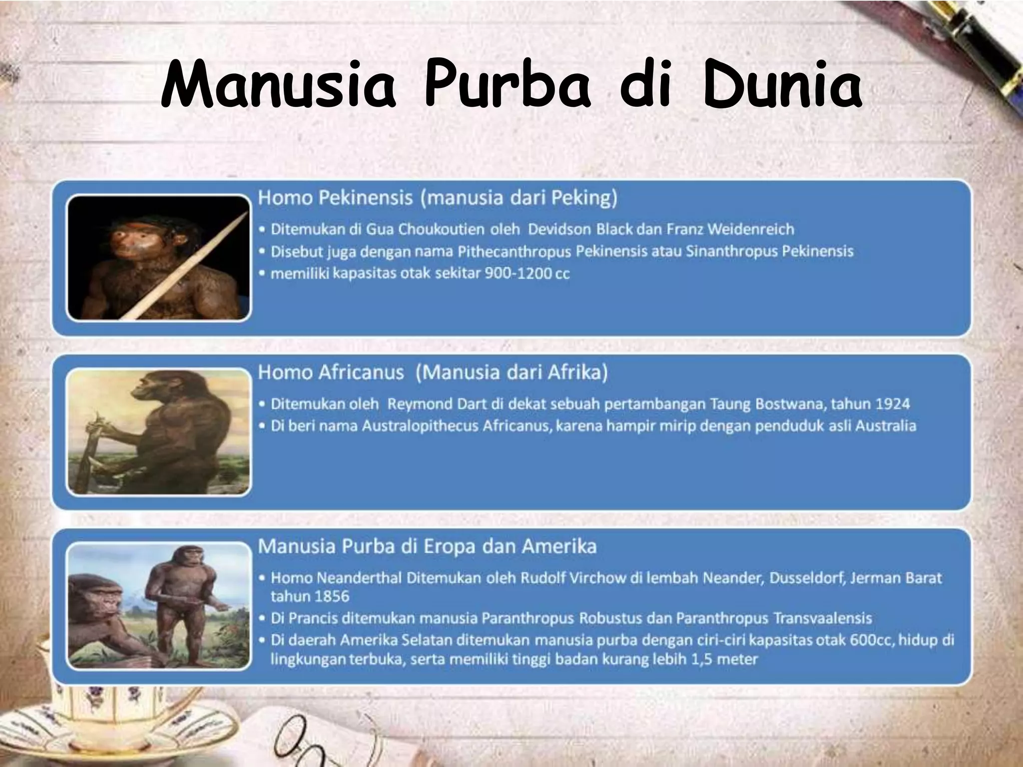 Manusia purba di indonesia | PPT