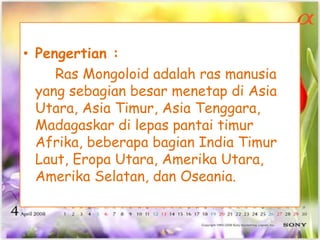 RAS MONGOLOID | PPTX