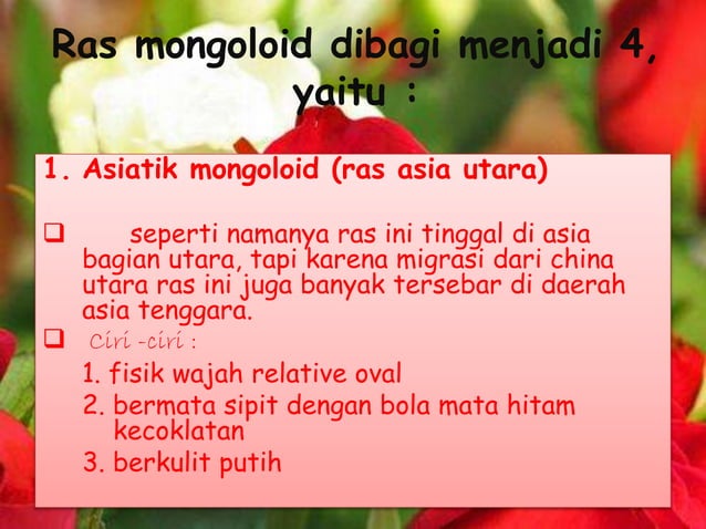 RAS MONGOLOID | PPT
