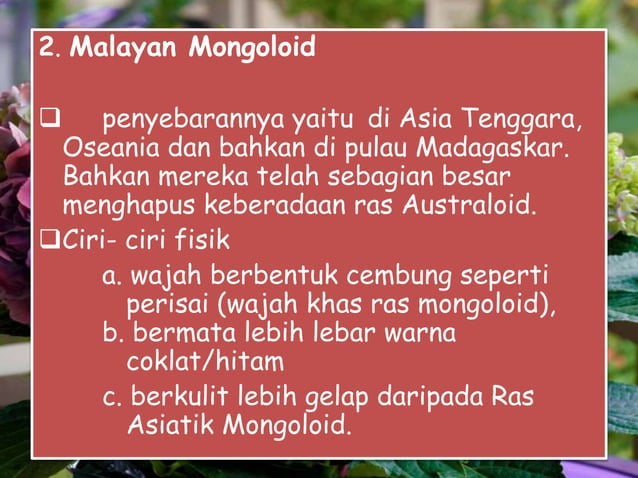 RAS MONGOLOID | PPTX