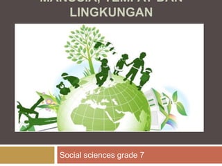 Manusia, tempat dan lingkungan.pptx