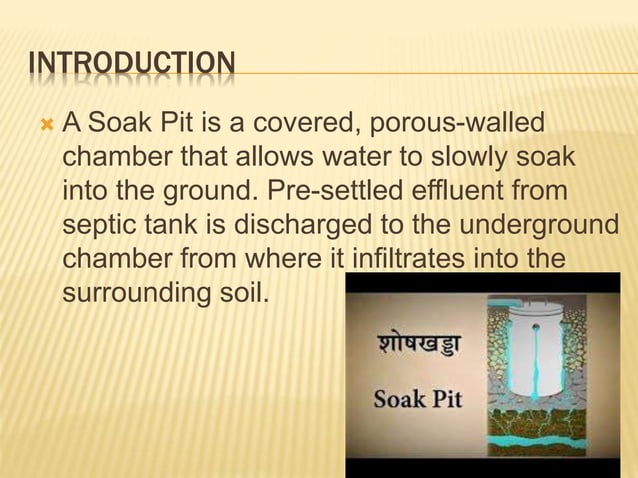 soak pit | PPTX