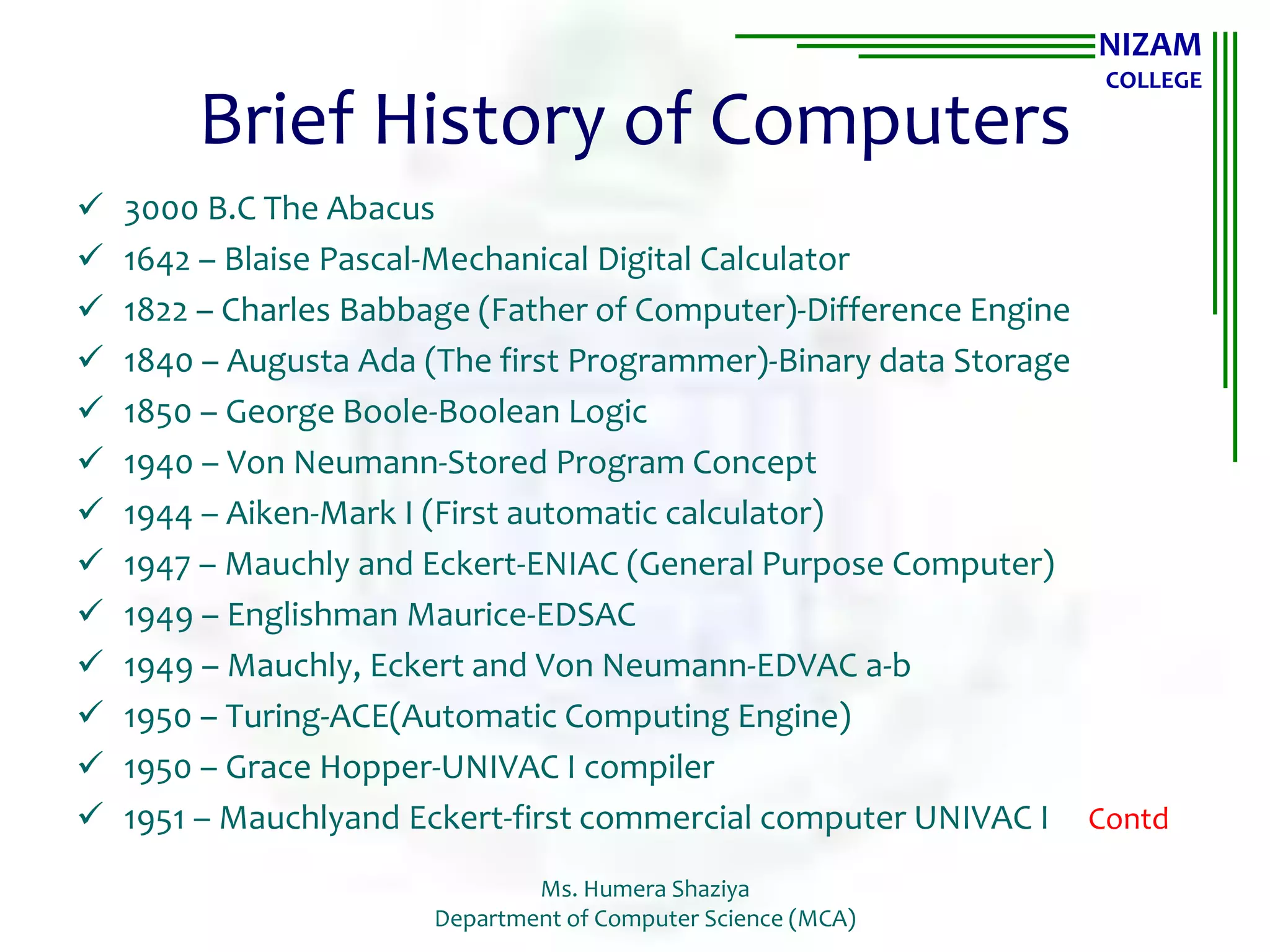 computer fundamentals | PPTX