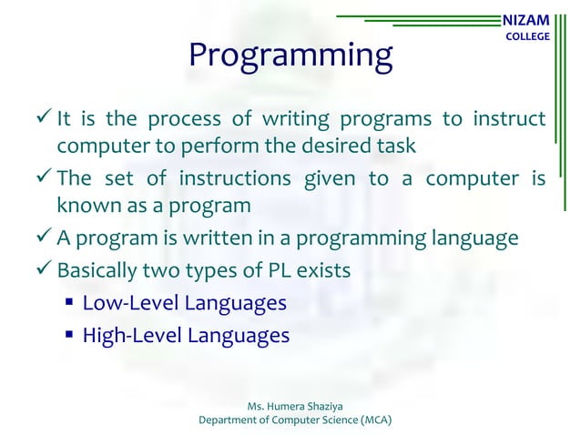 computer fundamentals | PPT