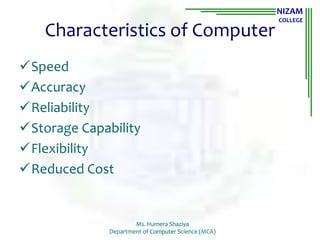 computer fundamentals | PPTX