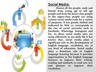English LAnguage Teaching to other Speakers | PPT
