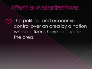 Colonization and Globalization | PPTX