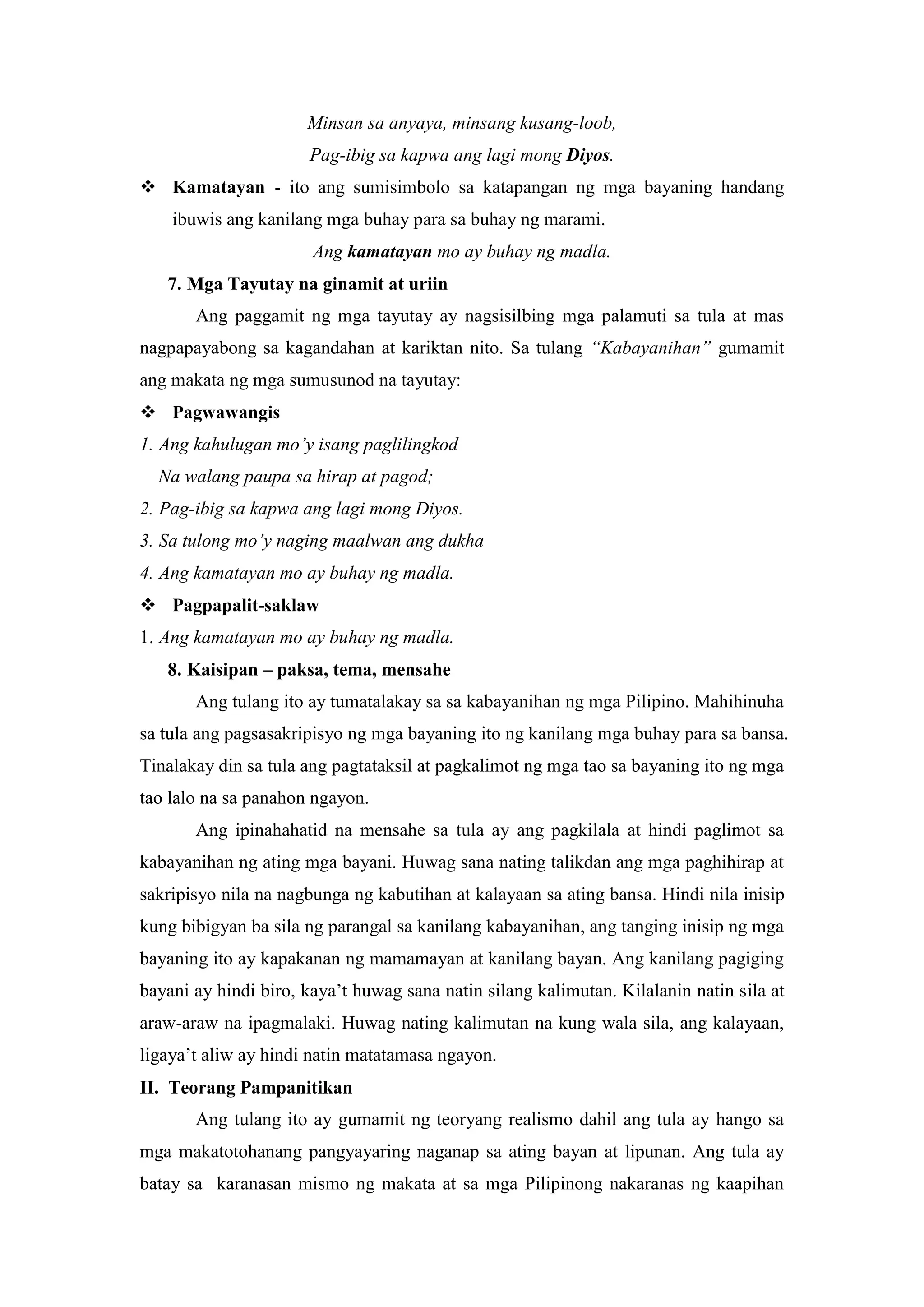 MANUYAG, ELDRIAN LOUIE B. Pagsusuri sa Kabayanihan.docx