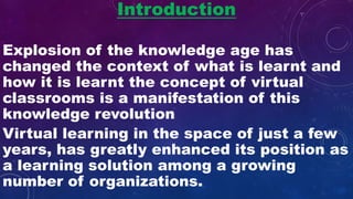 ICT based virtual classroom | PPTX