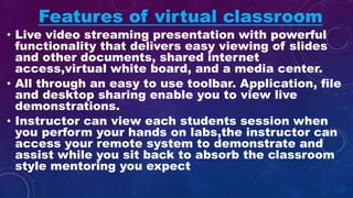 ICT based virtual classroom | PPTX