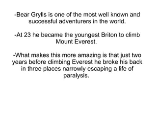 Man vs wild | PPT